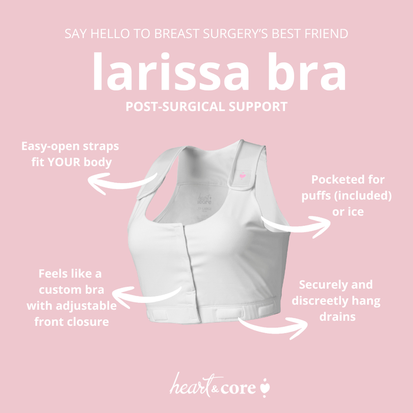 Larissa Post-Surgical Bra – heart&core